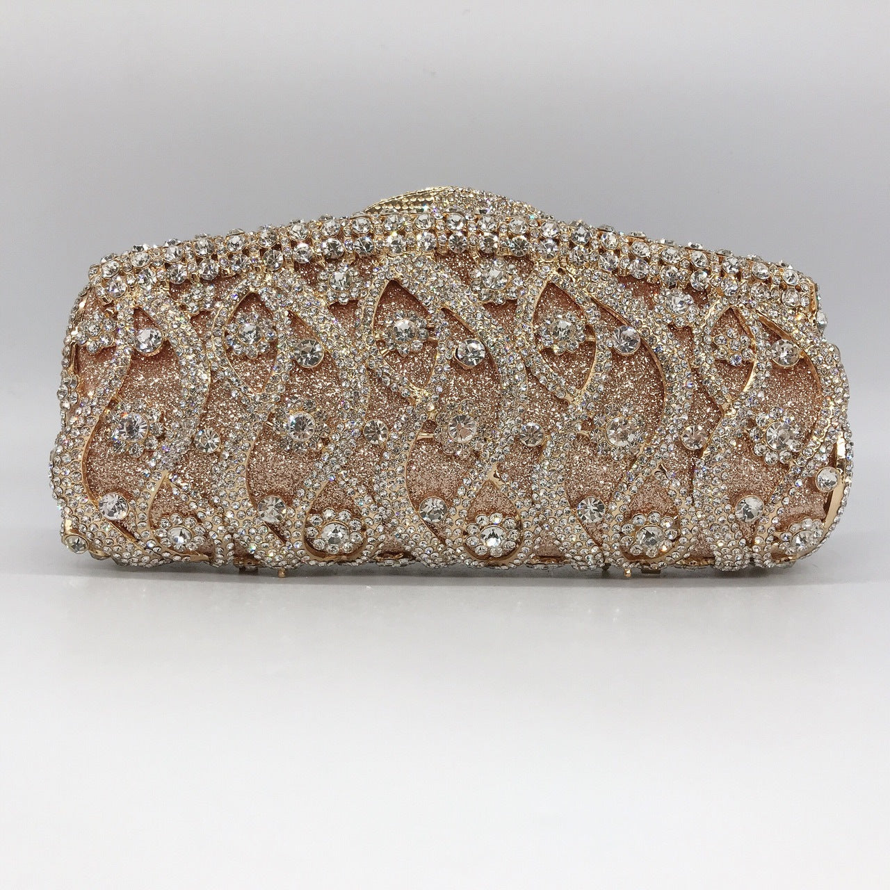 Luxy Moon Crystal Evening Clutch Sparkling Banquet Purse