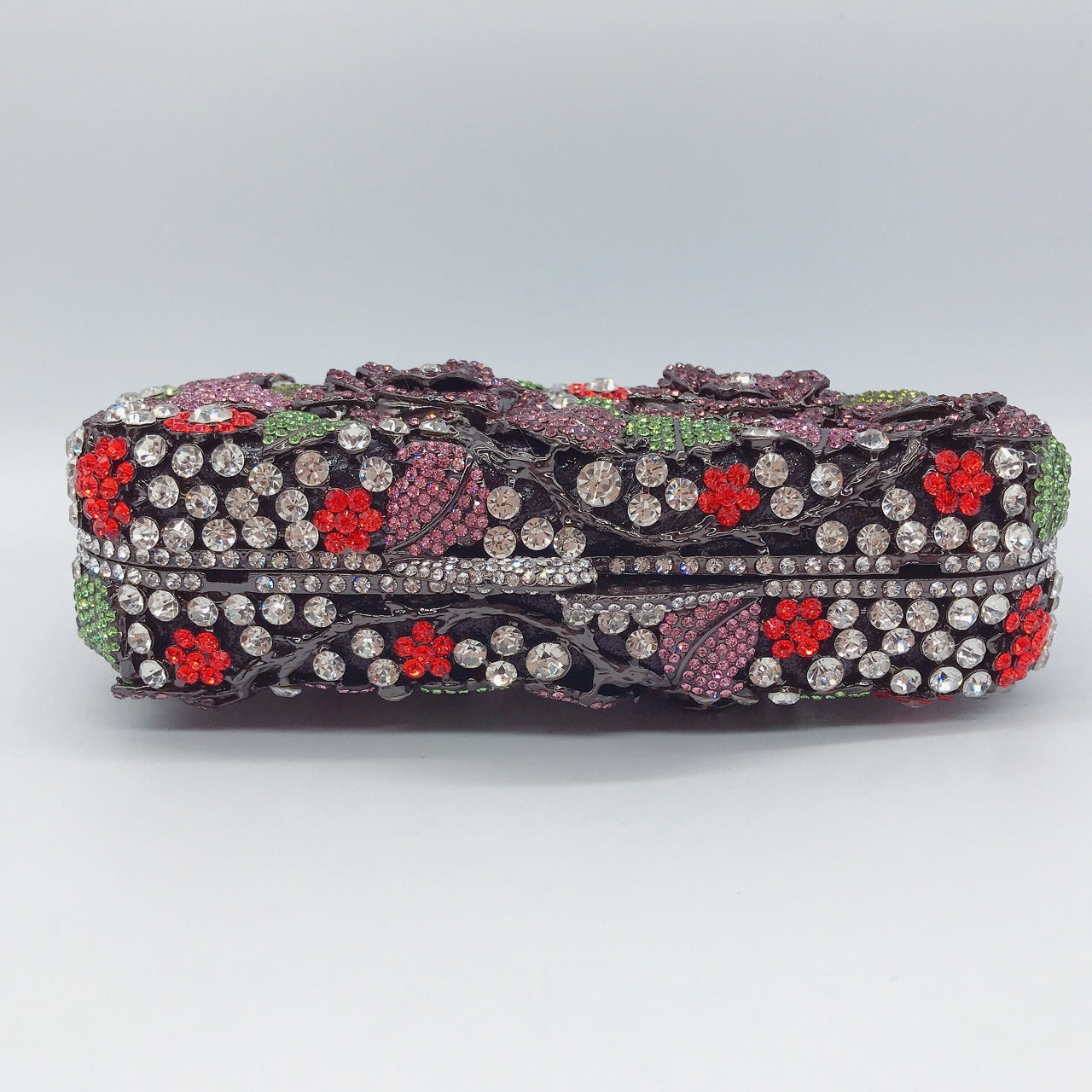 Luxy Moon Floral Crystal Clutch Purse for Wedding Guest