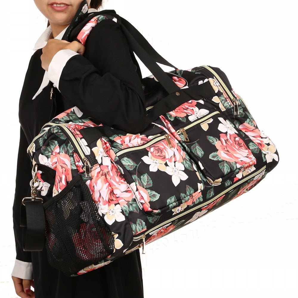 Waterproof Duffle Bag - Floral, Durable, Beautiful, Buy Now – Luxy Moon